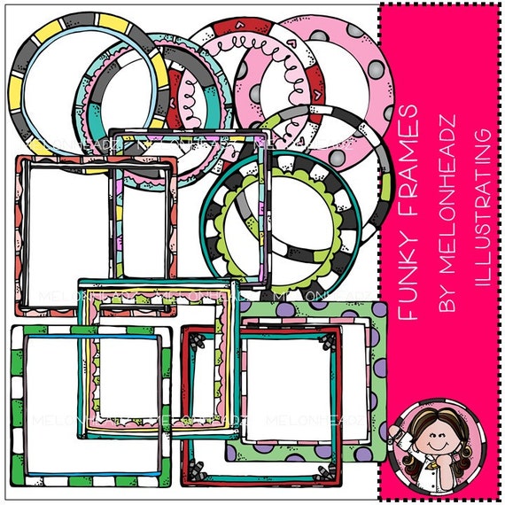 Funky Frames clip art