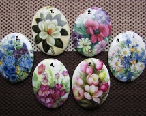Popular items for porcelain cabochon on Etsy