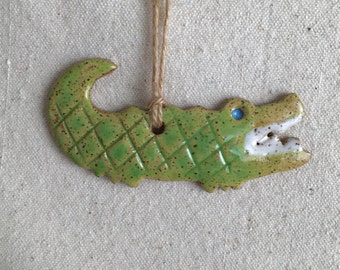 Ceramic alligator | Etsy