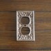 Decorative Electrical Outlet Plate / Aged by VeritasInspired