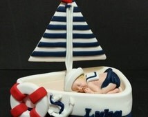 Popular items for sailboat cake topper on Etsy