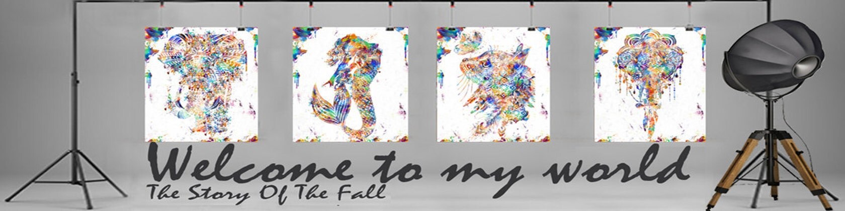 Unique Abstract Wall Art And Personalized by ThestoryoftheFall