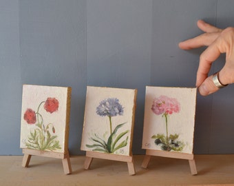 Mini canvas art | Etsy
