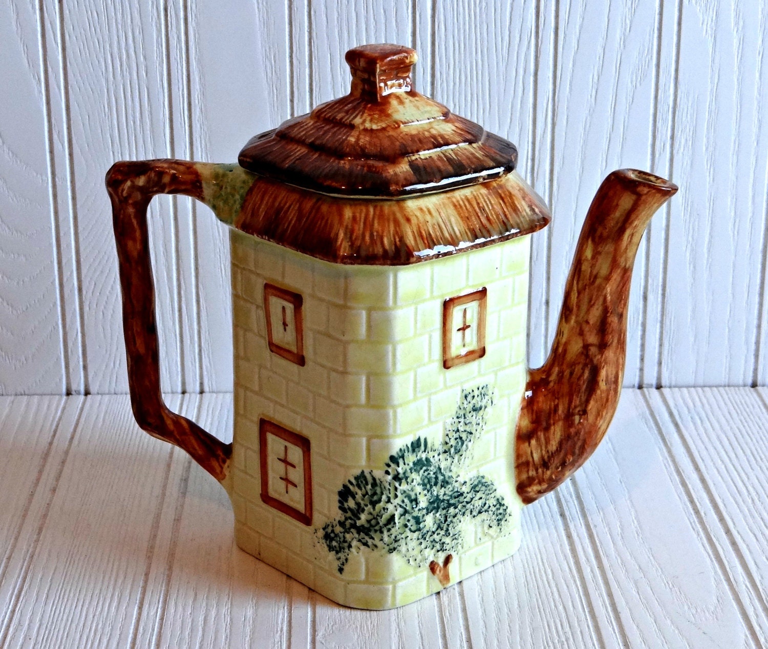 Vintage Keele Street Pottery KSP Teapot Made in England