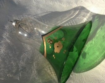 Glass bell ornament | Etsy