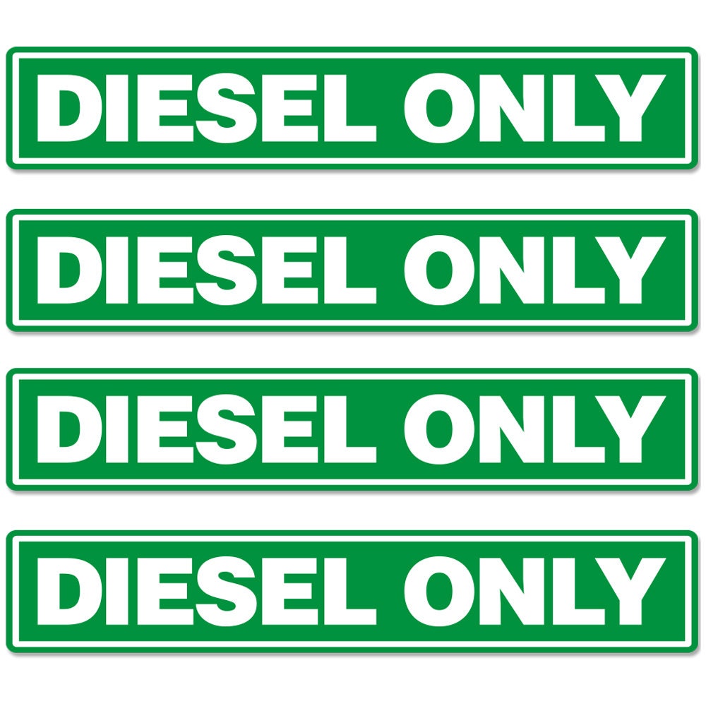 Diesel Only Vinyl Decal Sticker