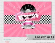 Unique sock hop party related items | Etsy