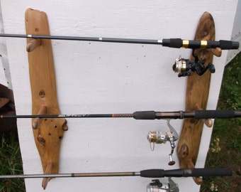 Unique fishing rod display related items | Etsy
