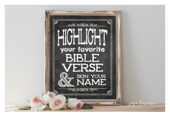 Instant 'Highlight your favorite BIBLE VERSE and sign your