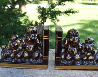 Dog bookends | Etsy