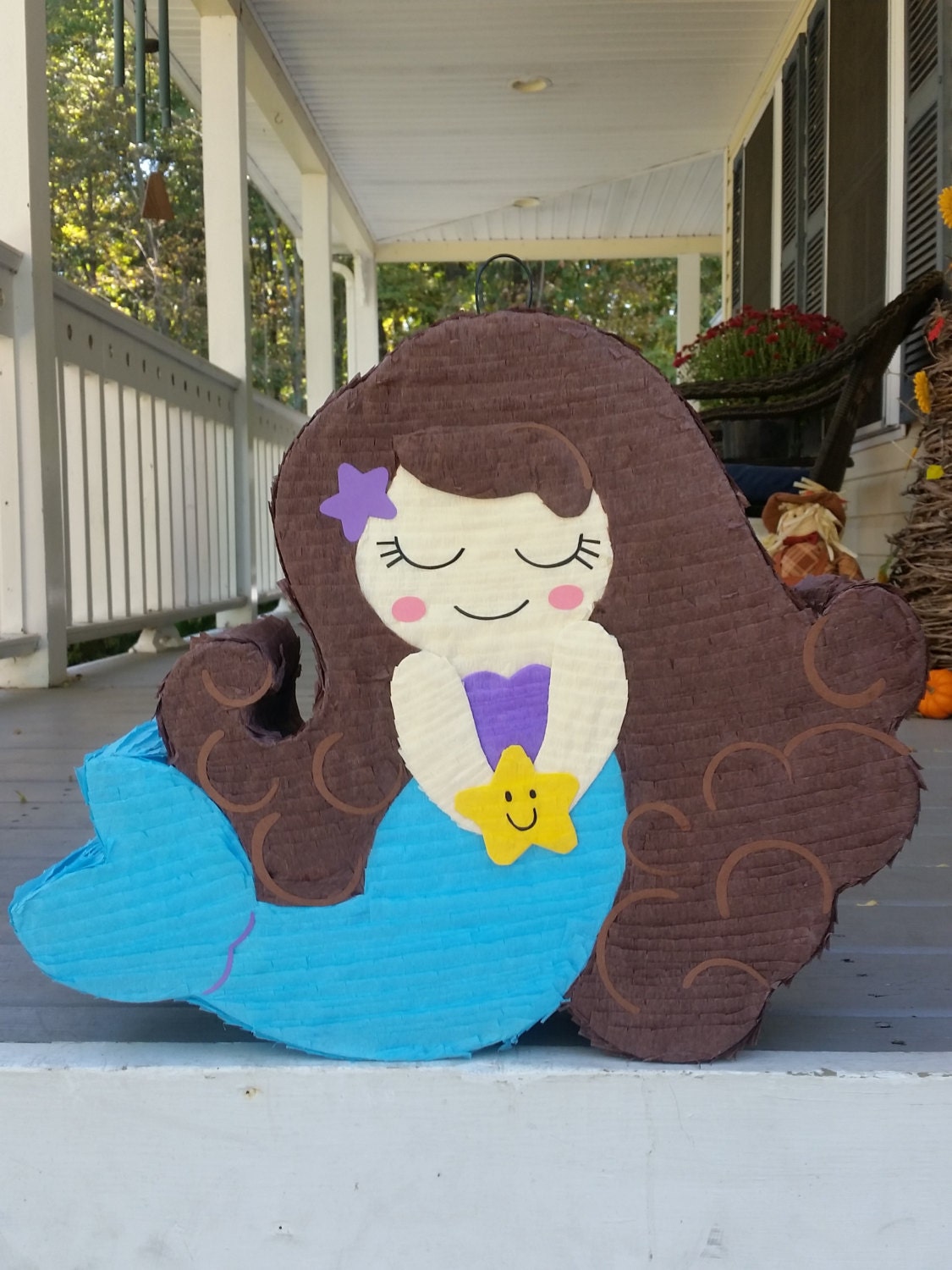 Mermaid Pinata Mermaid Birthday Mermaid Party. by LaAranita