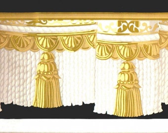 Curtain border | Etsy