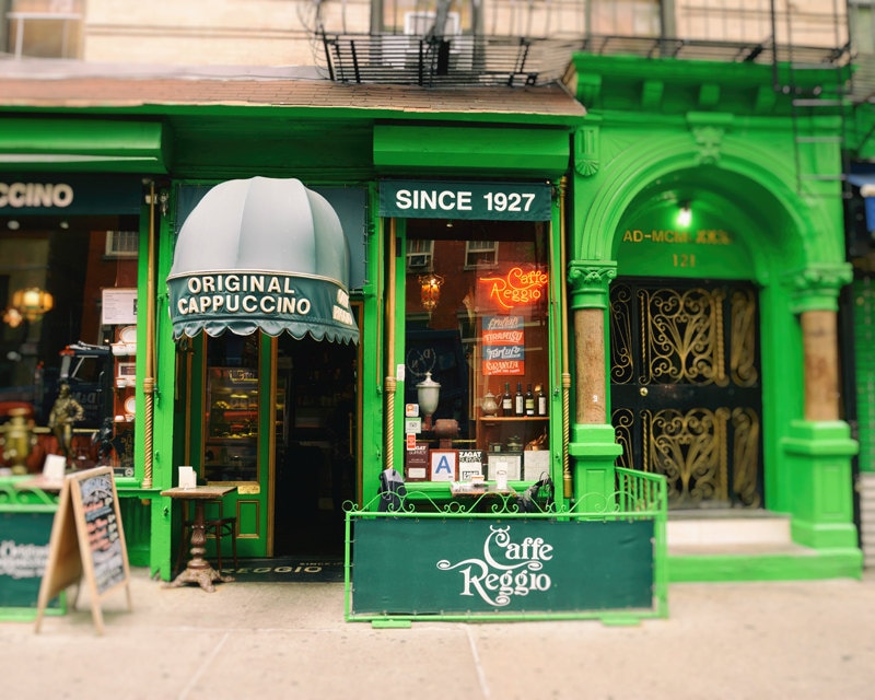 Caffe Reggio Greenwich Village New York Photography Coffee