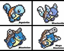 Articles uniques correspondant à carapuce pixel art | Etsy