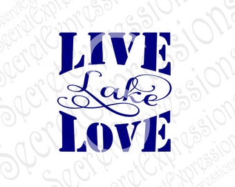 Lake wall decal | Etsy