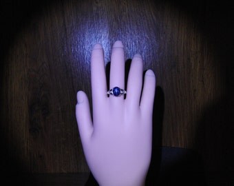 Star sapphire ring | Etsy