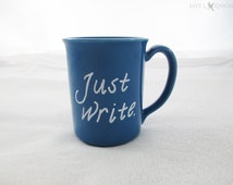 Unique mug for writer related items | Etsy