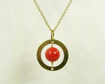 Unique red jade pendant related items | Etsy