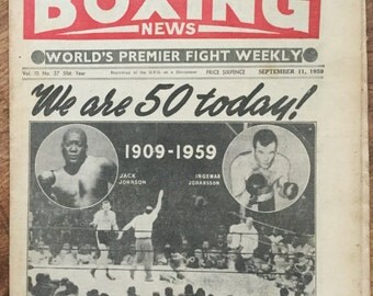 Unique antique boxing related items | Etsy