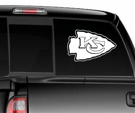 New NFL Kansas City Chiefs decal sticker for car truck