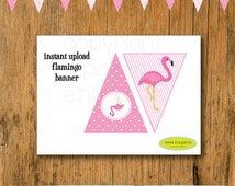 Unique flamingo banner related items | Etsy