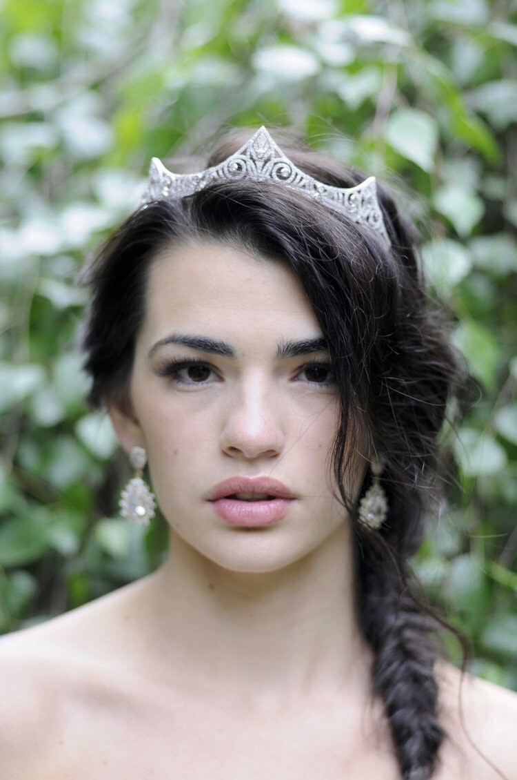 Bridal Tiara Princess Tiara AURORA Swarovski by EdenLuxeBridal