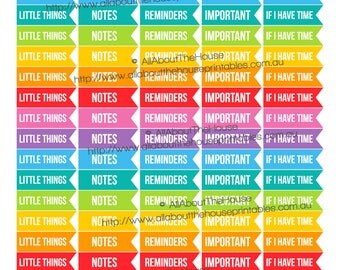 Study Planner Stickers College Student High School Class