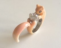 Unique animal rings related items | Etsy