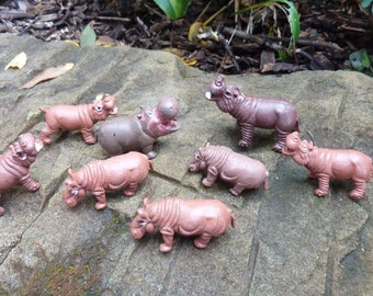 Tiny hippo | Etsy