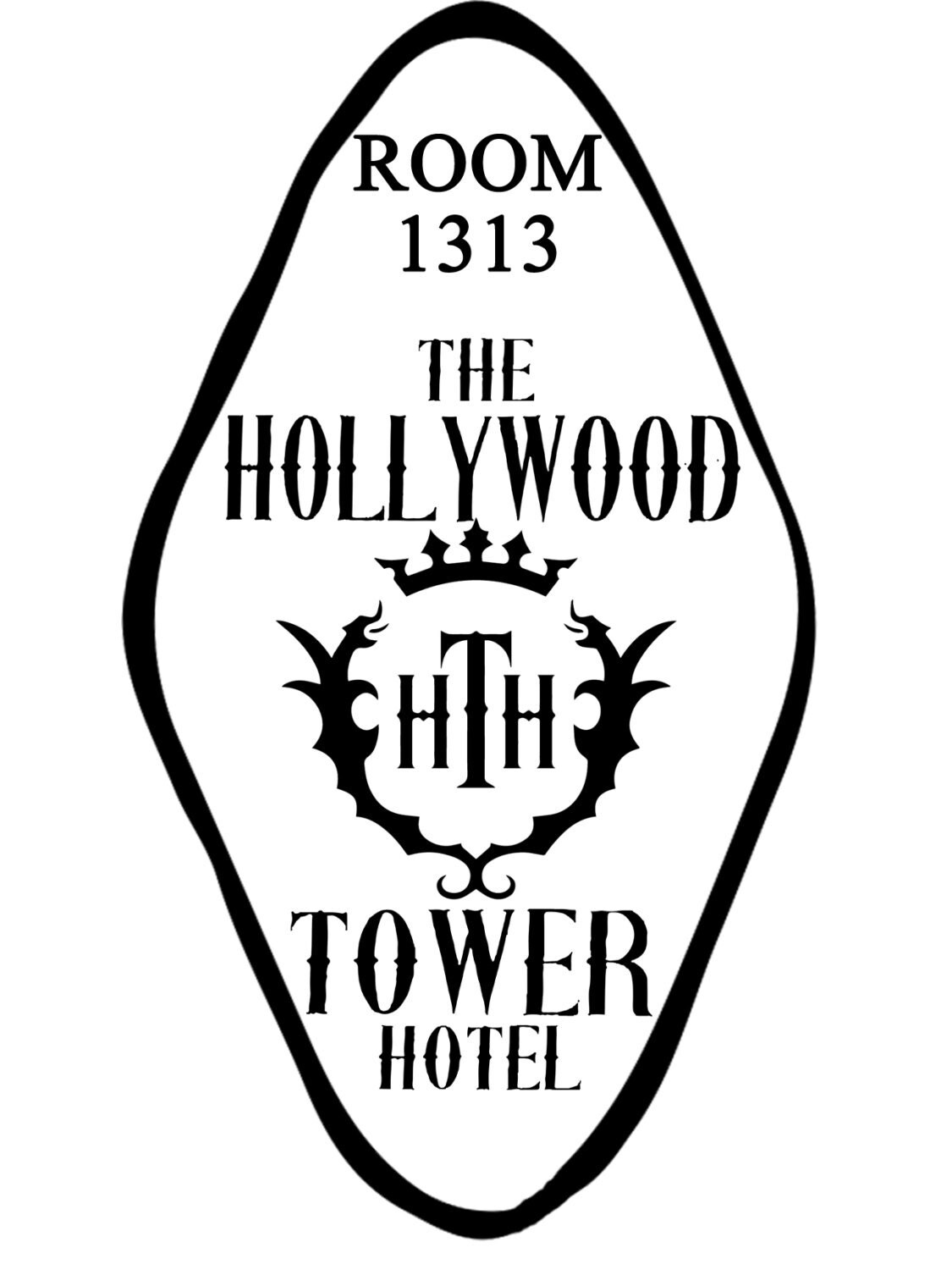Hollywood Tower Hotel Disney World Decal Car Tower of Terror