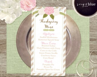 Unique kraft paper menu related items | Etsy