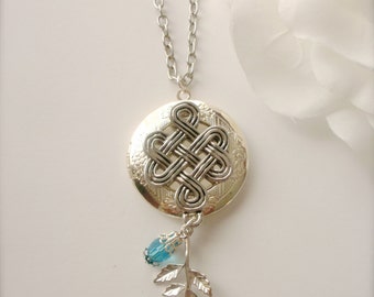 Unique celtic knot locket related items | Etsy