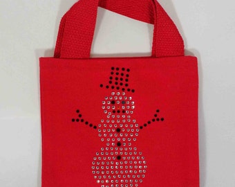Snowman tote | Etsy