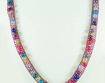 Unique wire mesh necklace related items | Etsy