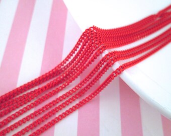 Red chain | Etsy