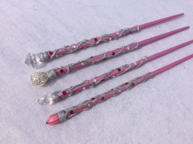 Pink Magic Wands Wizard Wand Fairy Wand Witches Wand Steampunk
