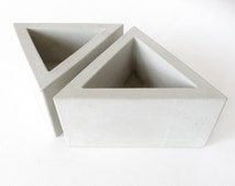 Unique concrete flower pot related items | Etsy