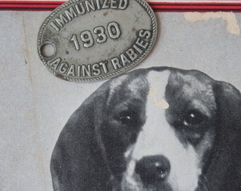 Rabies tag | Etsy