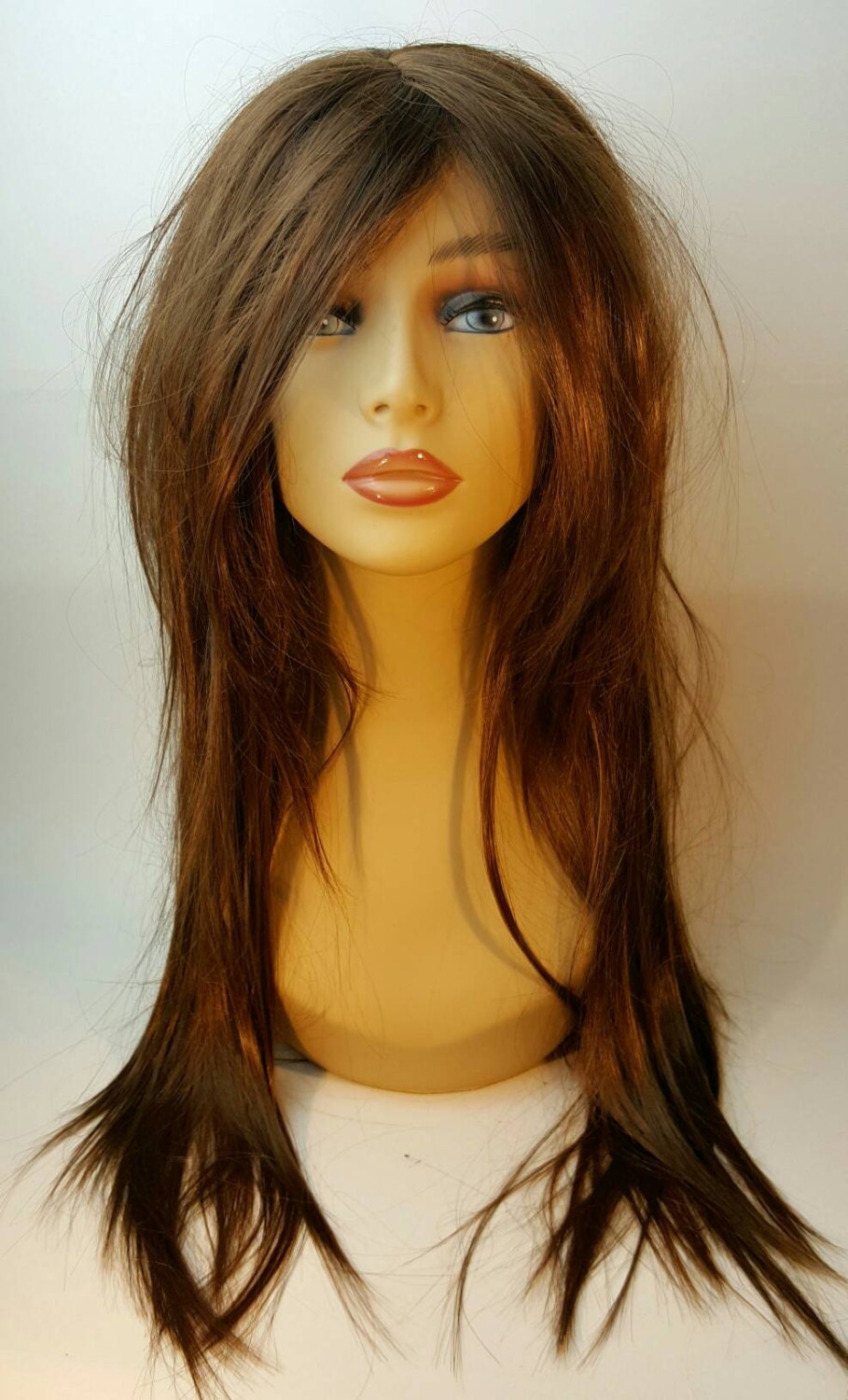 Long Brunette Wig Long Brunette Wig With Layers Beautiful