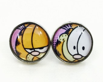 Garfield jewelry | Etsy