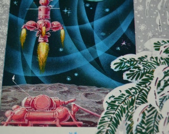 Unique retro rocket related items | Etsy