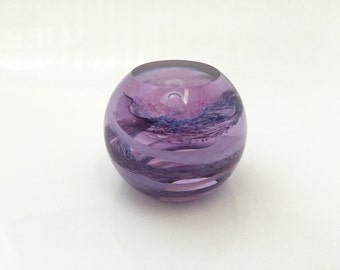 Purple paperweight | Etsy