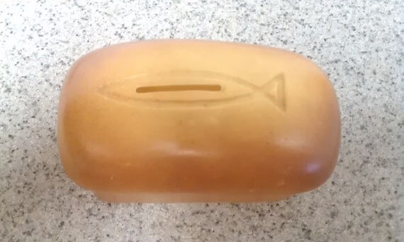 Coin bank plastic bread loaf coin bank Christian Religious