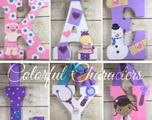 Unique character letters related items | Etsy