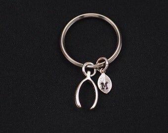 Wishbone keychain | Etsy