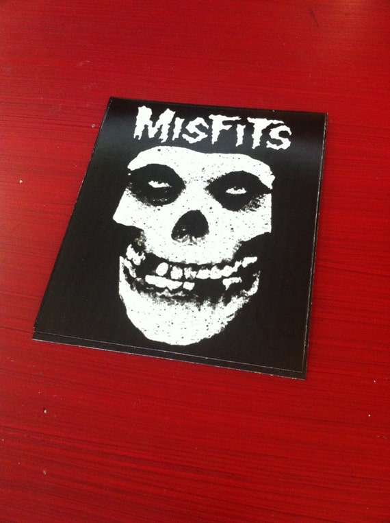 THE MISFITS vinyl sticker 4 x 5