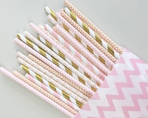 Unique peach paper straws related items | Etsy