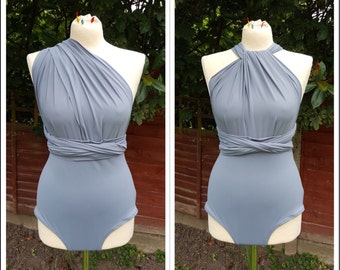 Grey swimsuit | Etsy