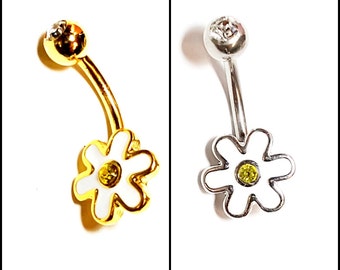 Daisy belly button | Etsy
