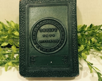 Antique book bank | Etsy